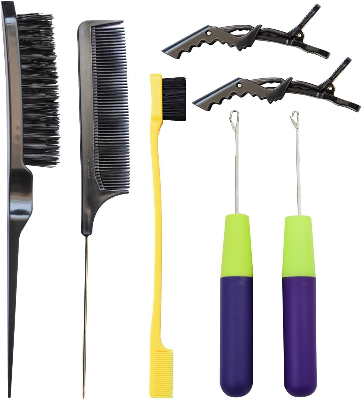 5 Pcs Different Sizes Bent Latch Hook Set Latch Hook Crochet Needle ...