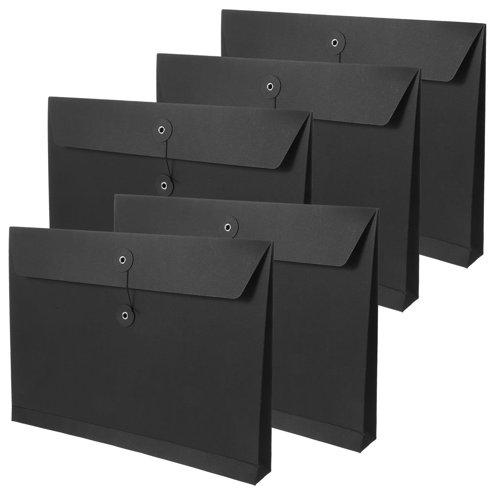 5 Pcs Document Folders Stationary Supplies Kraft Paper Bag Office ...