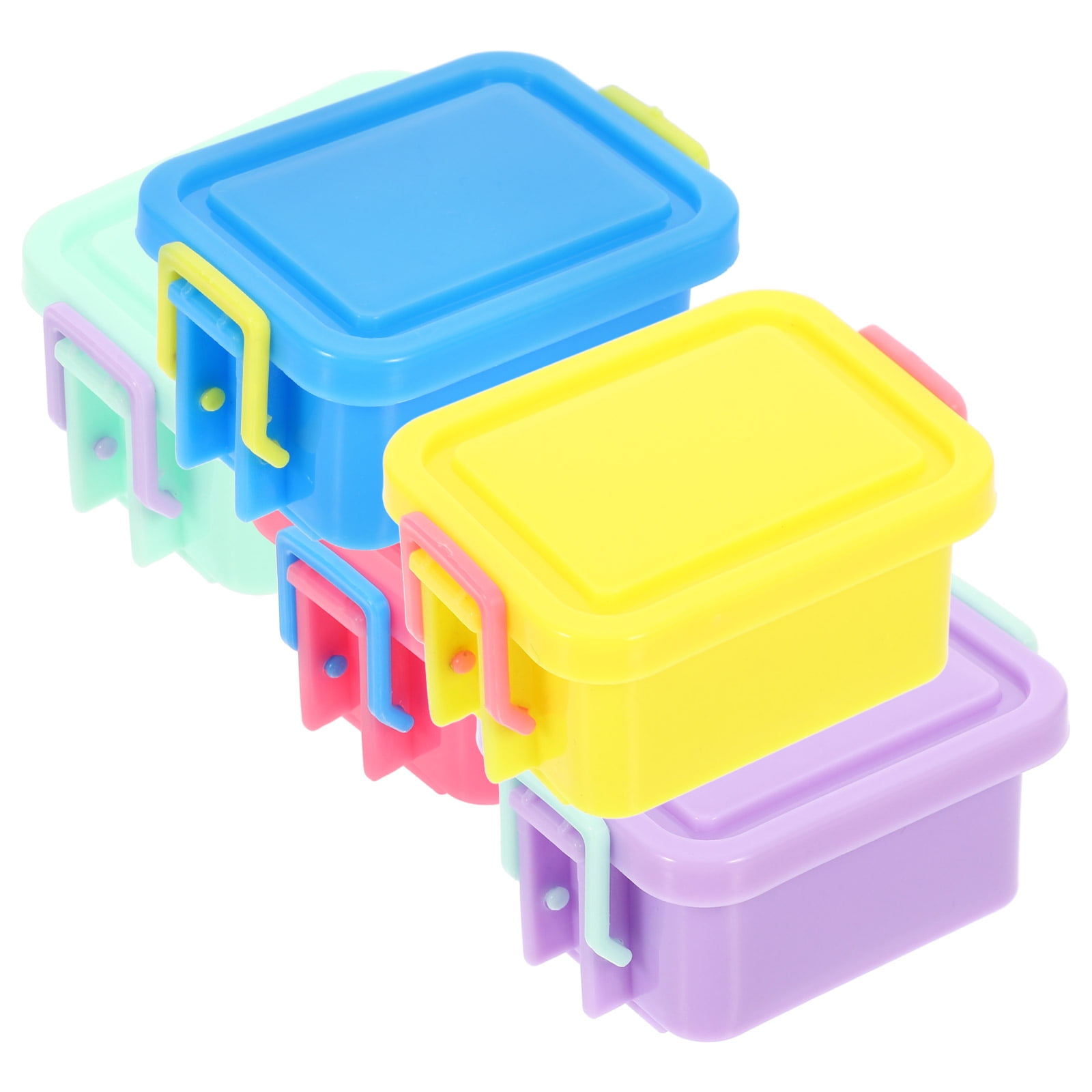 5 Pcs Doll House Storage Box Cute Boxes Furniture Mini Container Supply ...