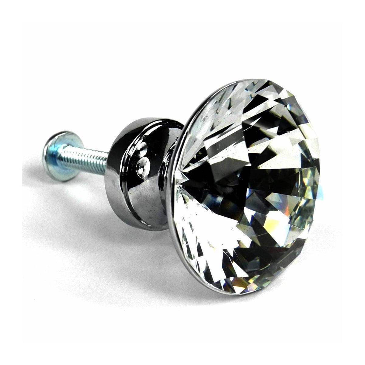 TABLZONE Elegant Clear Crystal Drawer Knobs Tone Cabinet Pulls Handles 5pcs Set - Walmart.com