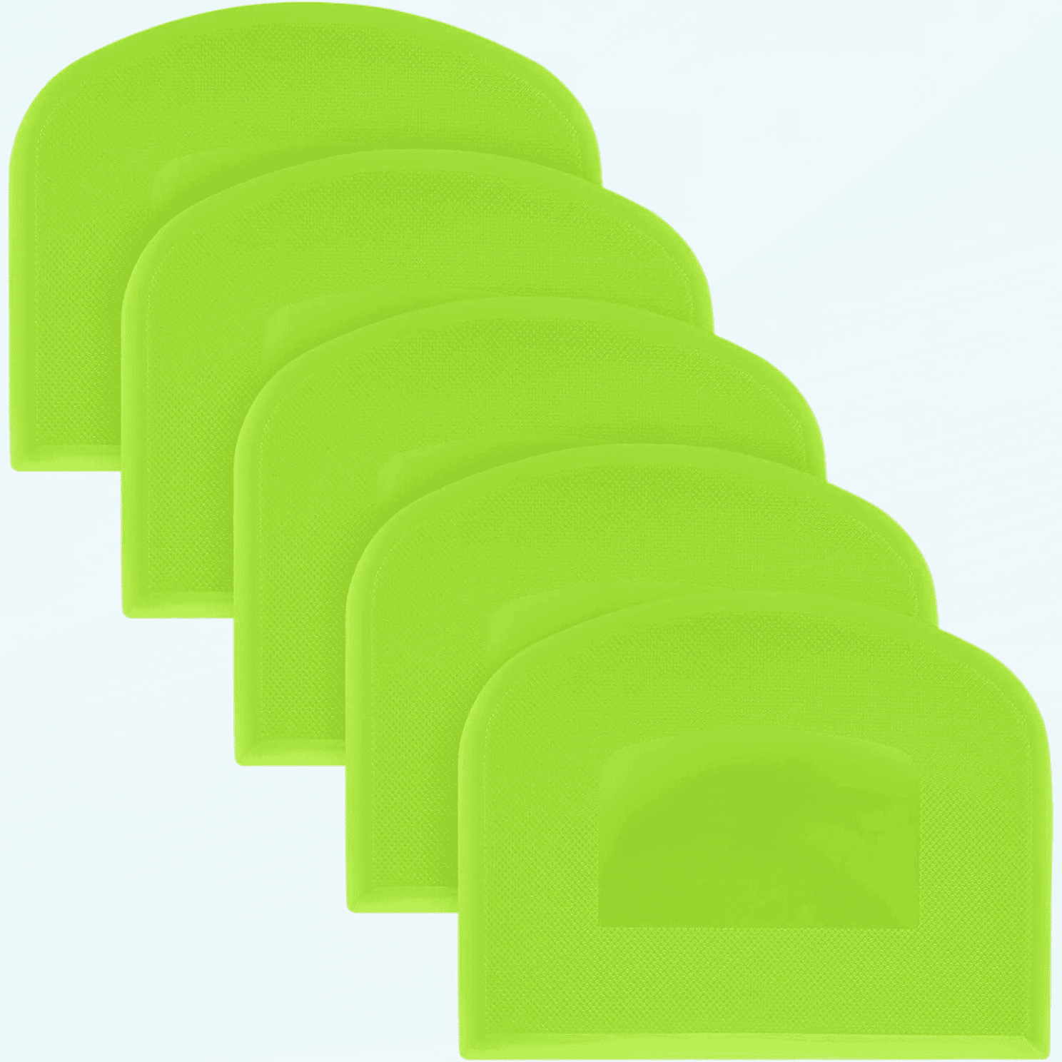 5 Pcs Dough Scraper, Plastic Bowl Scraper, Bench Cutter Scraper ...