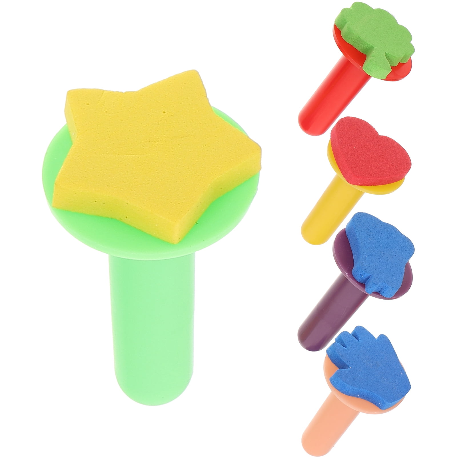 5 Pcs Drawing Sponges Stamper Stamps for Kids Painting Child - Walmart.com