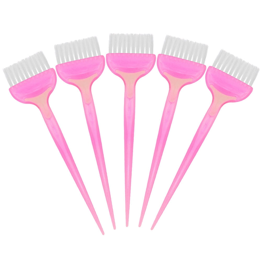 5 Pcs Dyed Hair Color Brush Hair Dye Brush 22.50X6.00X0.50CM Pink ...