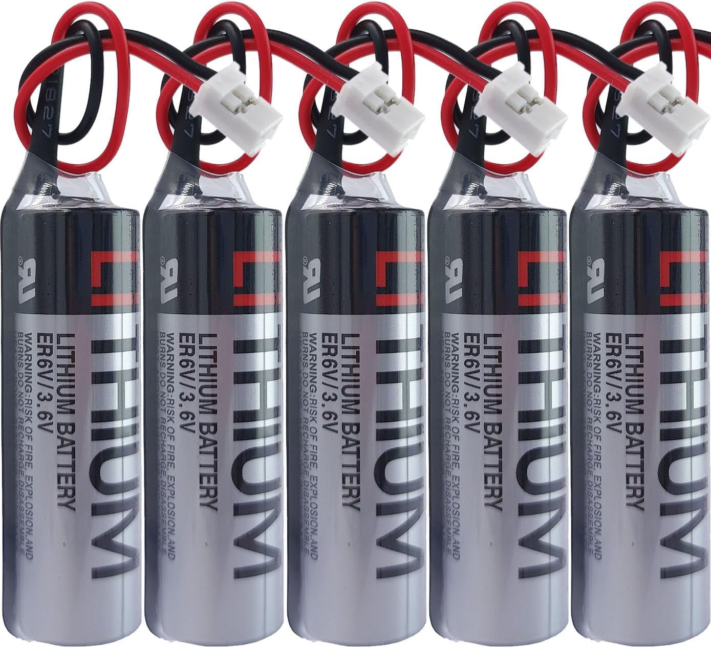 5 Pcs ER6VLY 2400mAh ER6V/3.6V Battery for Fuji NXT2 Head Battery H1021H ER6VLY NXT H12.V12.H24 ...