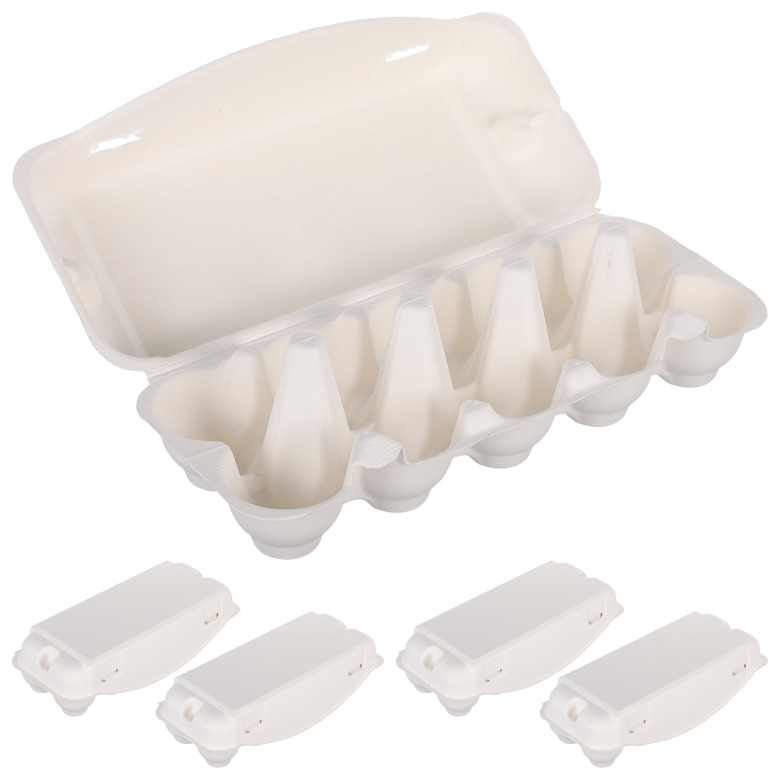 5 Pcs Egg Carton Jumbo Cartons Baskets for Fresh Eggs White - Walmart.com