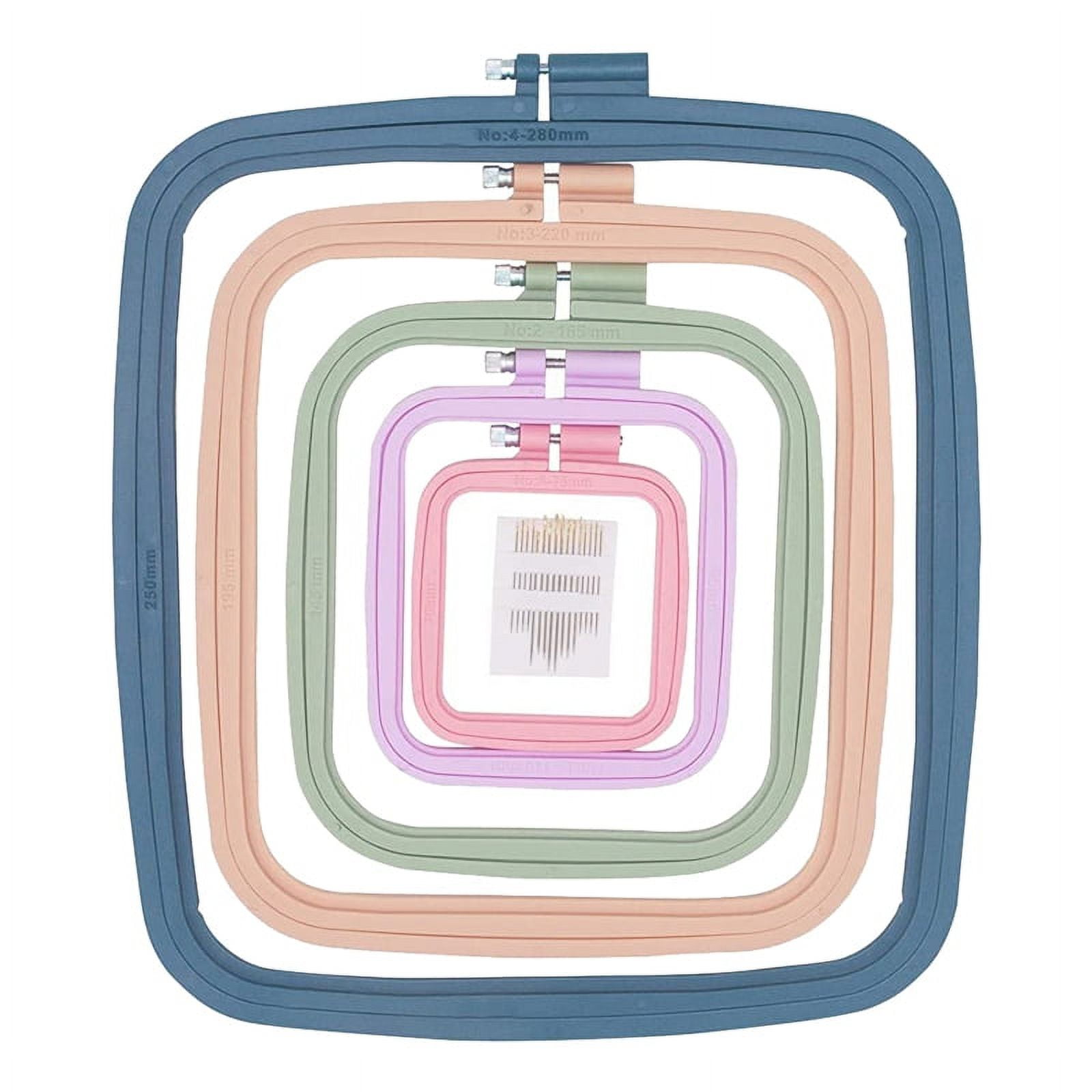 5 Pcs Embroidery Hoop Rectangle Embroidery Frame Hoop Sewing Tool for ...