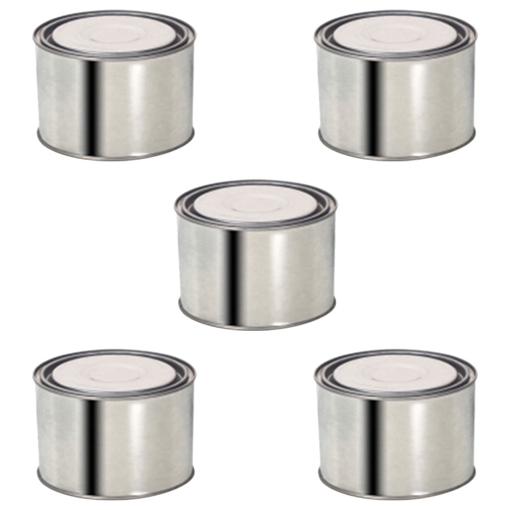 5 Pcs Empty Small Paint Cans Spray Handle Multipurpose Pigment Tinplate ...