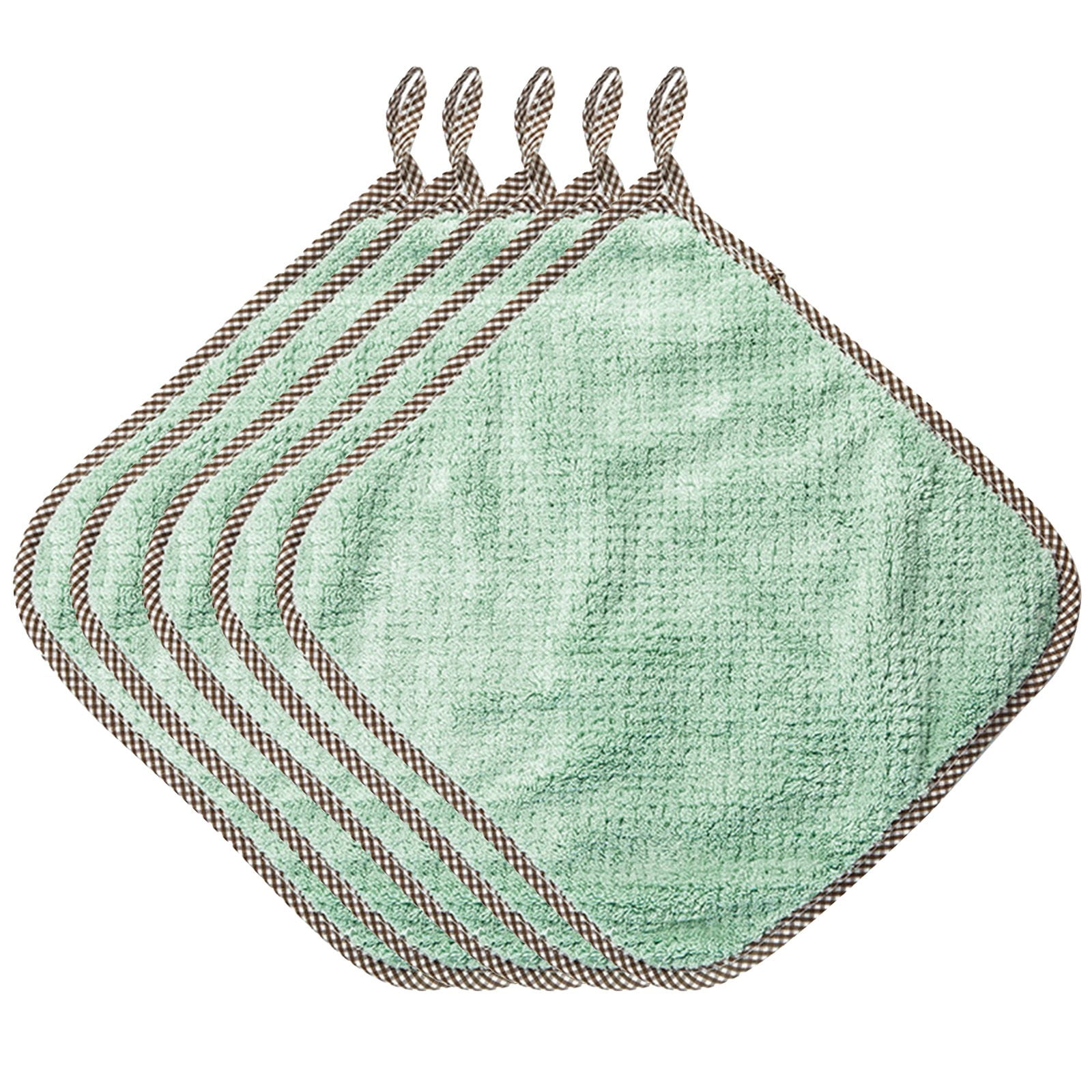 5 Pcs Exfoliating Face and Body Wash Cloths Towel Weave Bath Cloth ...