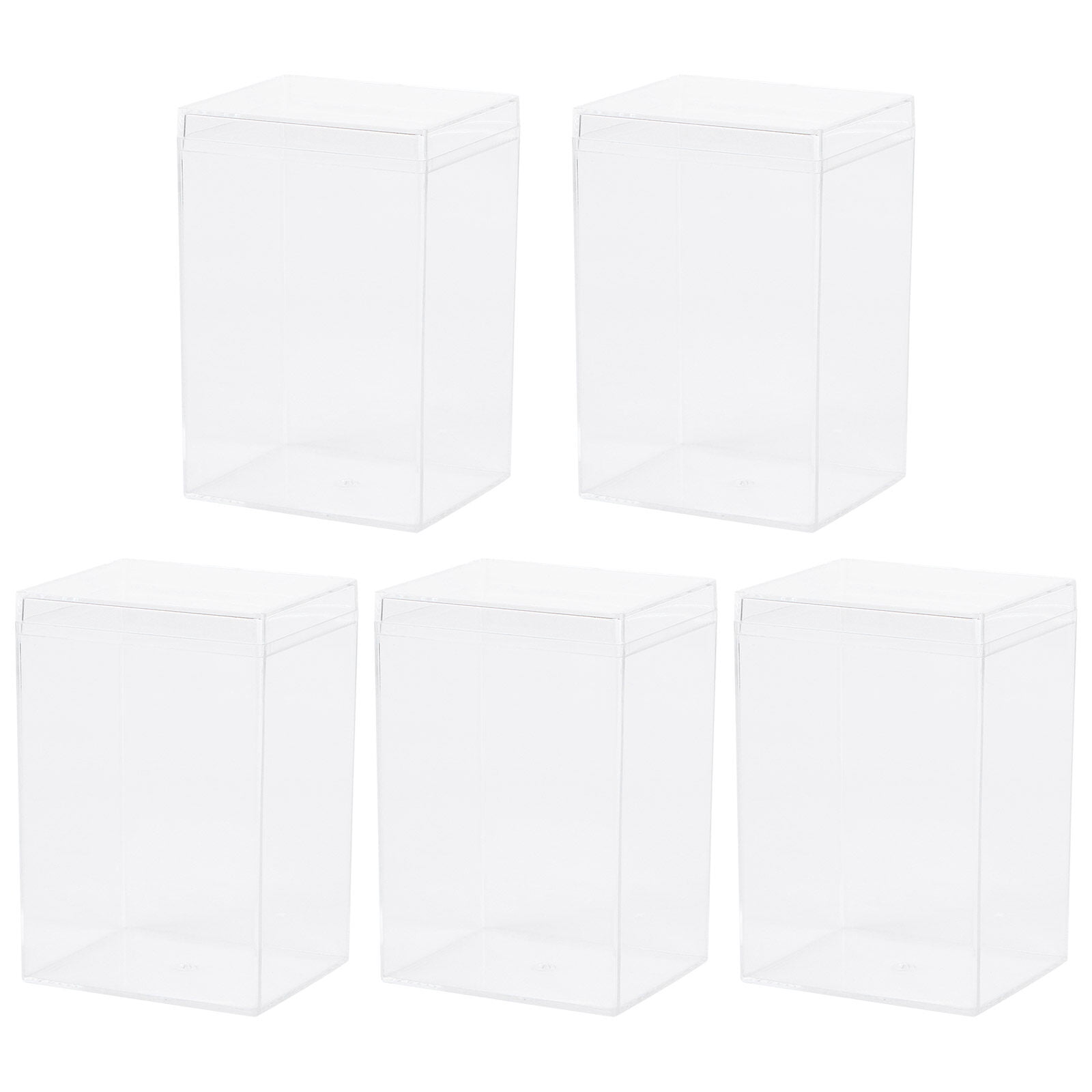 5pcs Transparent Figurine Collection Containers for Model Storage and ...