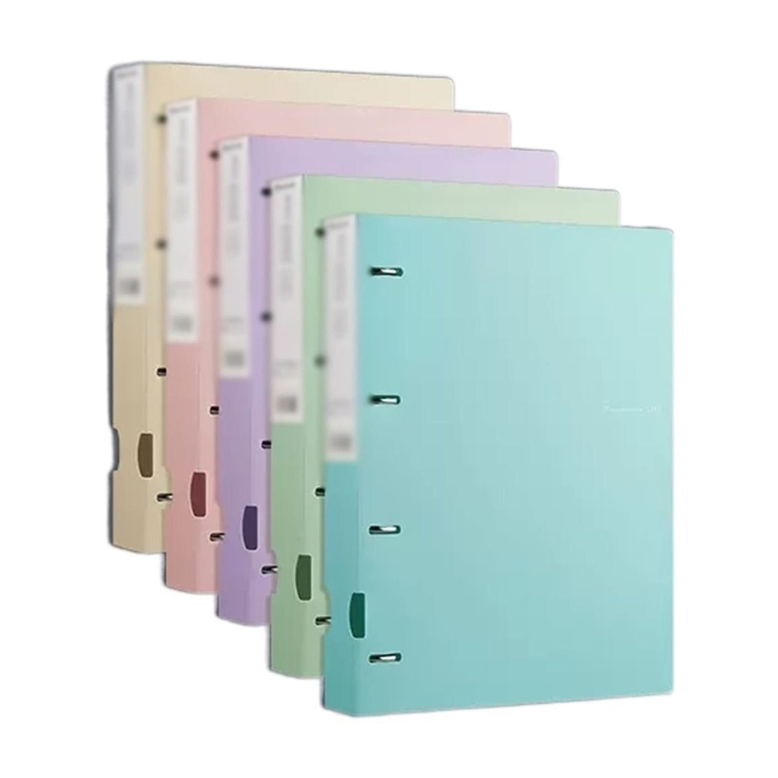 5 Pcs File Folder Data Storage Binders A4 Insert Information Book Four ...