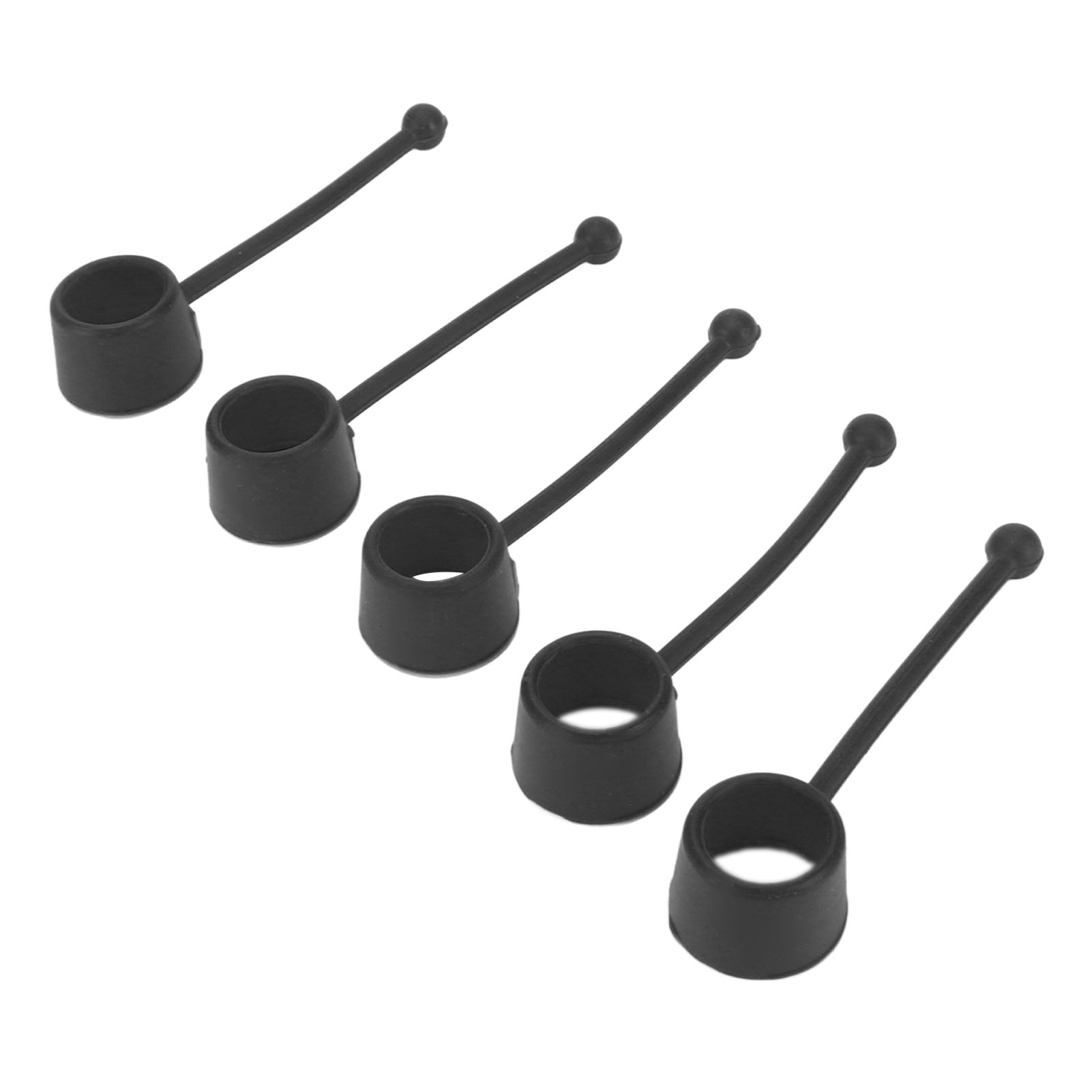 5 Pcs ‎Finger Strengthener Band 60lb Silicone Elastic Finger Extensor ...