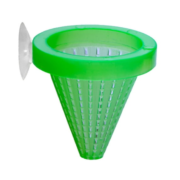 5 Pcs Fish Feeding Cup Floating Feeder Clear Acrylic Bowl Circle Easy ...