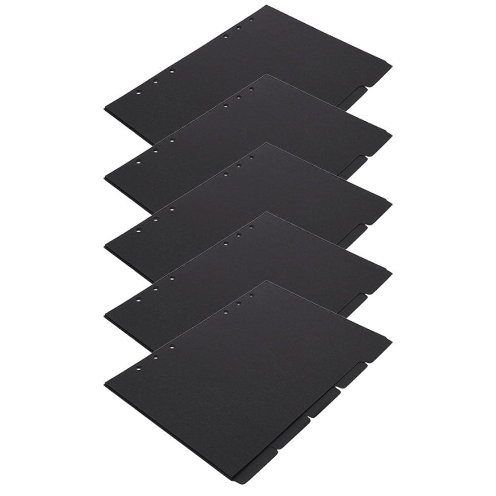 FENGGUIQU 5-Pack Notebook Tab Dividers for Organizing Documents, Notes ...