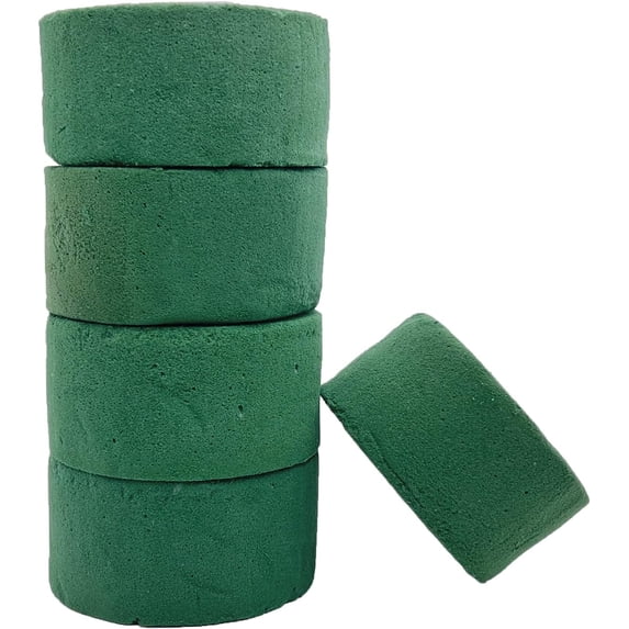5 Pcs Floral Foam, 3 Inch Dry Wet Foam Bricks Round for Artificial ...