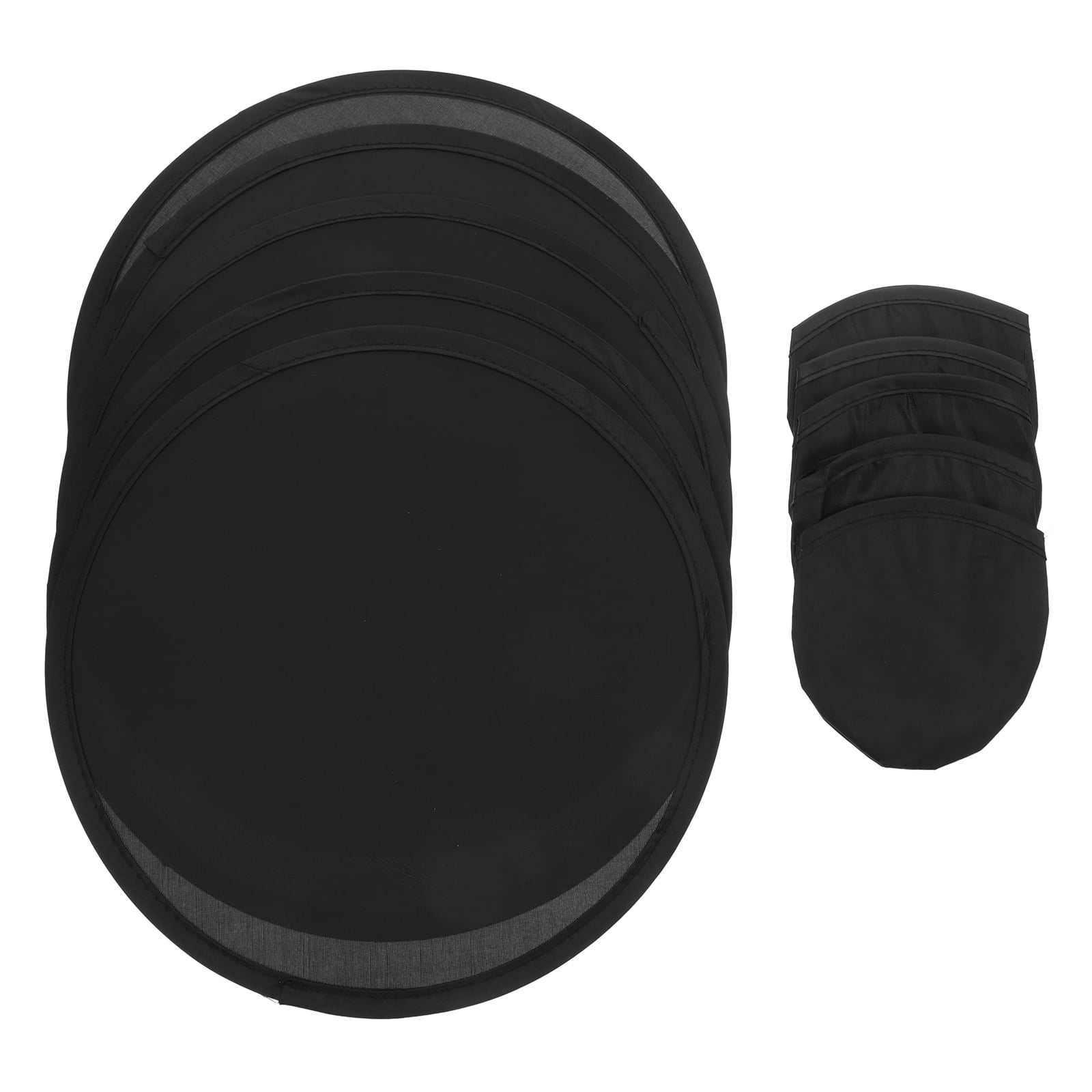 5 Pcs Folding Fan Griddle Cup Coasters Foldable Circular Fan Handheld ...