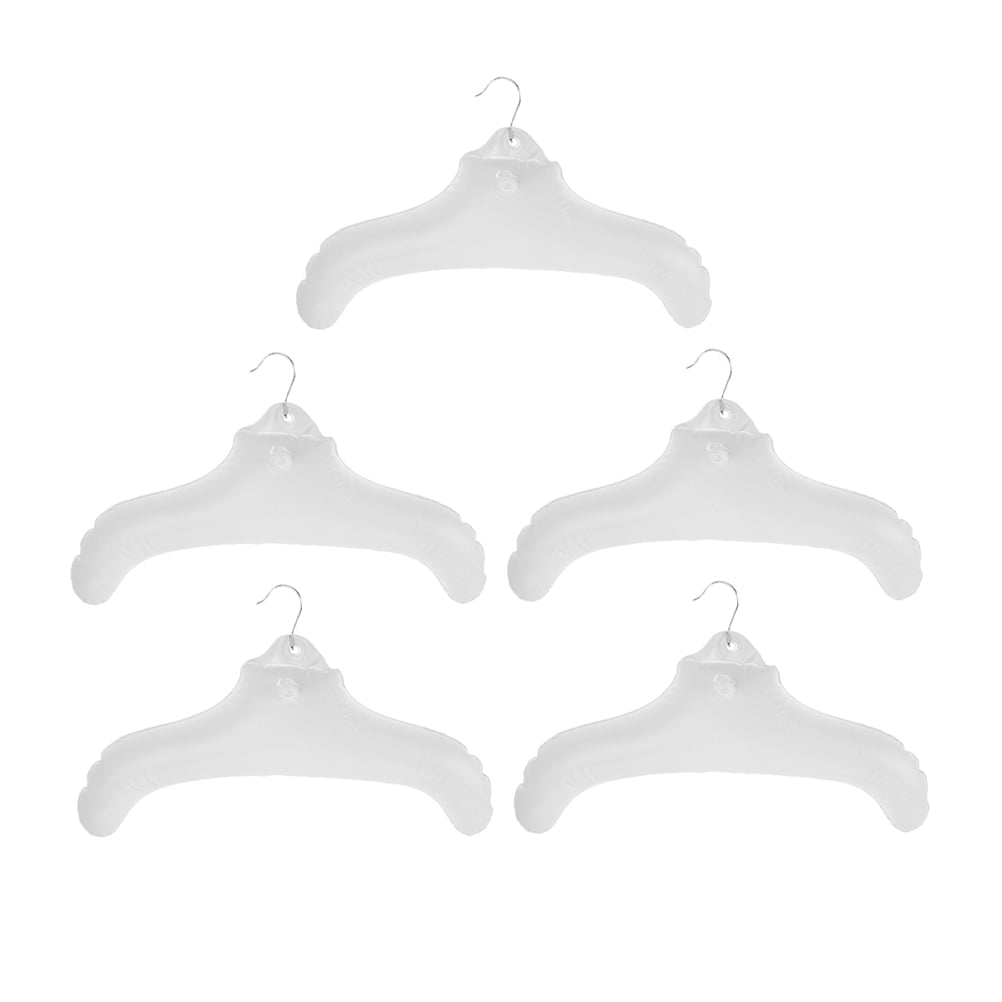 5 Pcs Folding Hanger Travel Hangers Inflatable Business Trip Clothes ...