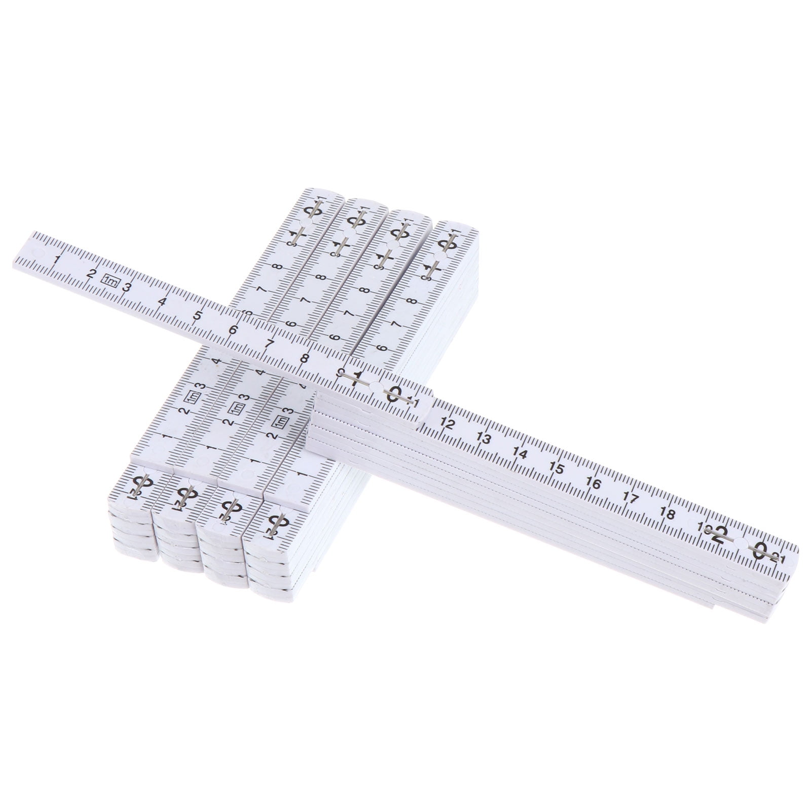 5 Pcs Folding Ruler Slide Fold Up Ruler Versatile Carpenter Meter ...