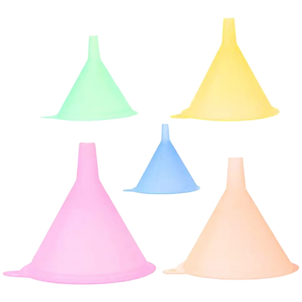 5 Pcs Funnels for Automotive Use 5 Small Funnels Juice Funnel 14.5x13 ...