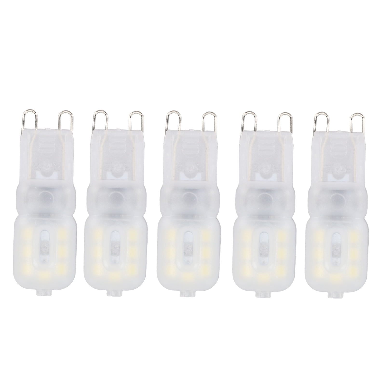 5 Pcs G9 14LED Bulb 3W White Light 6000K 14 LEDs 110V Bi Pin Base Lamp ...