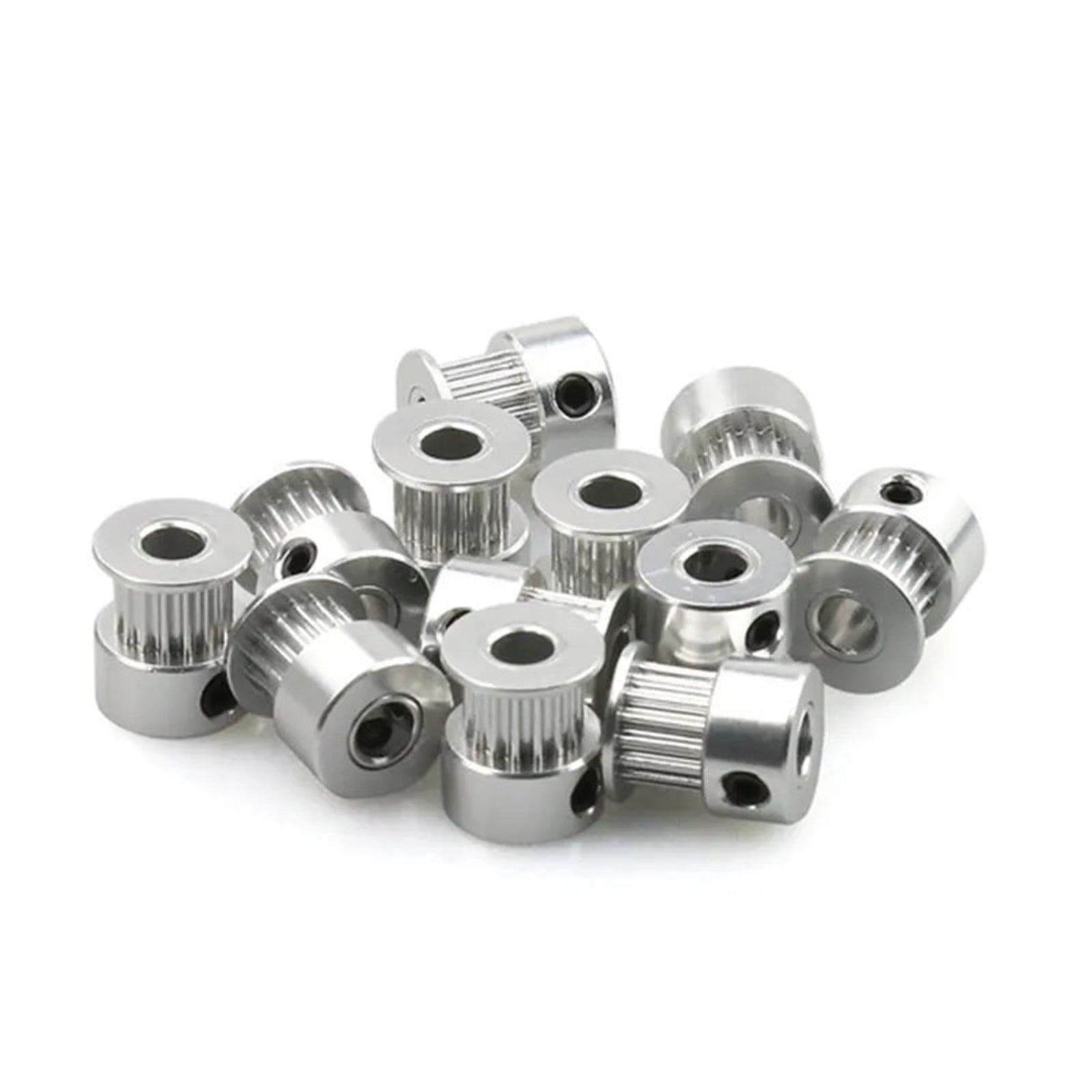 5 Pcs GT2 Timing Pulley 2GT 16 Tooth 20 Teeth Aluminum Bore 5mm 8mm ...