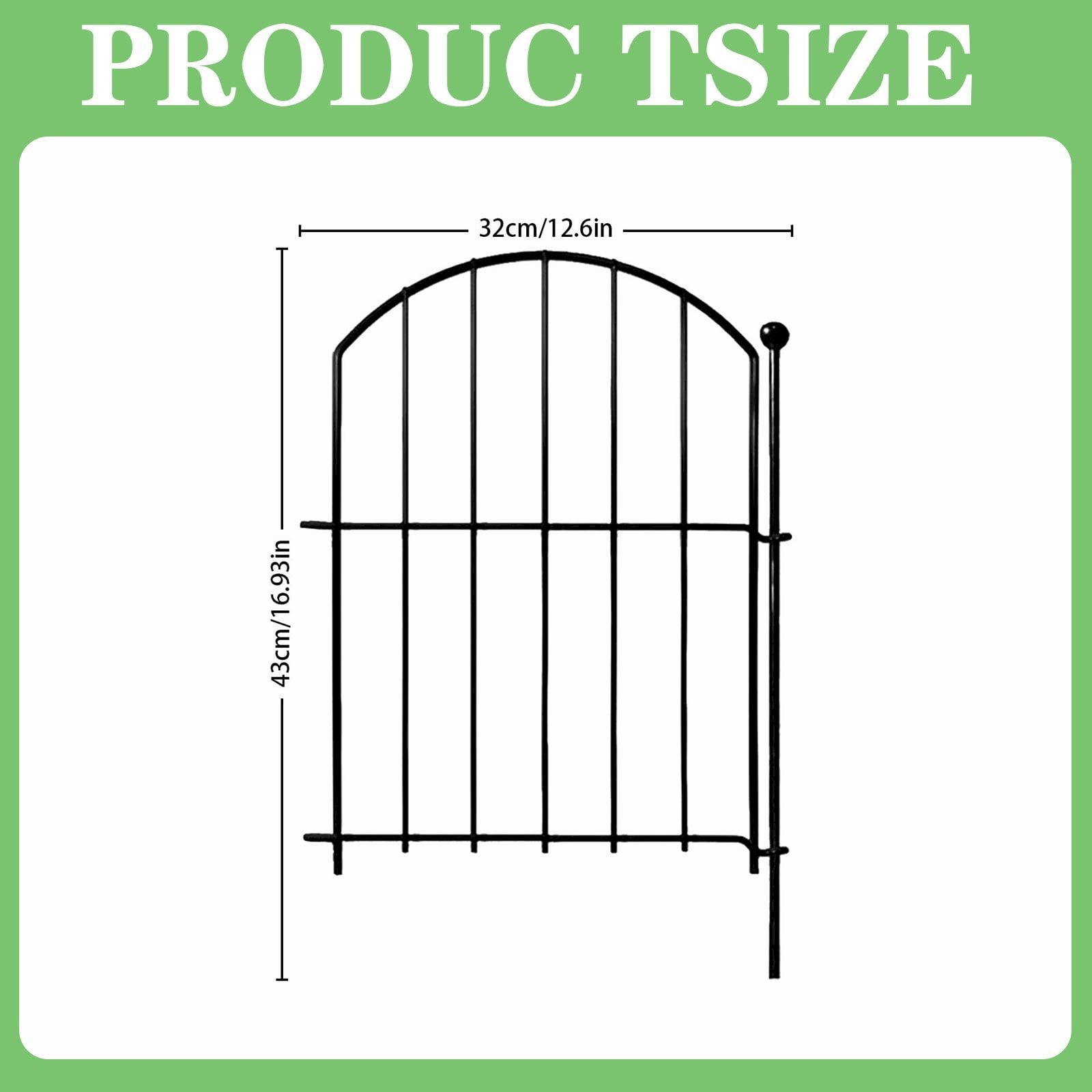 5 Pcs Garden Fence Animal Barrier,Garden Fence Border,Garden Border ...