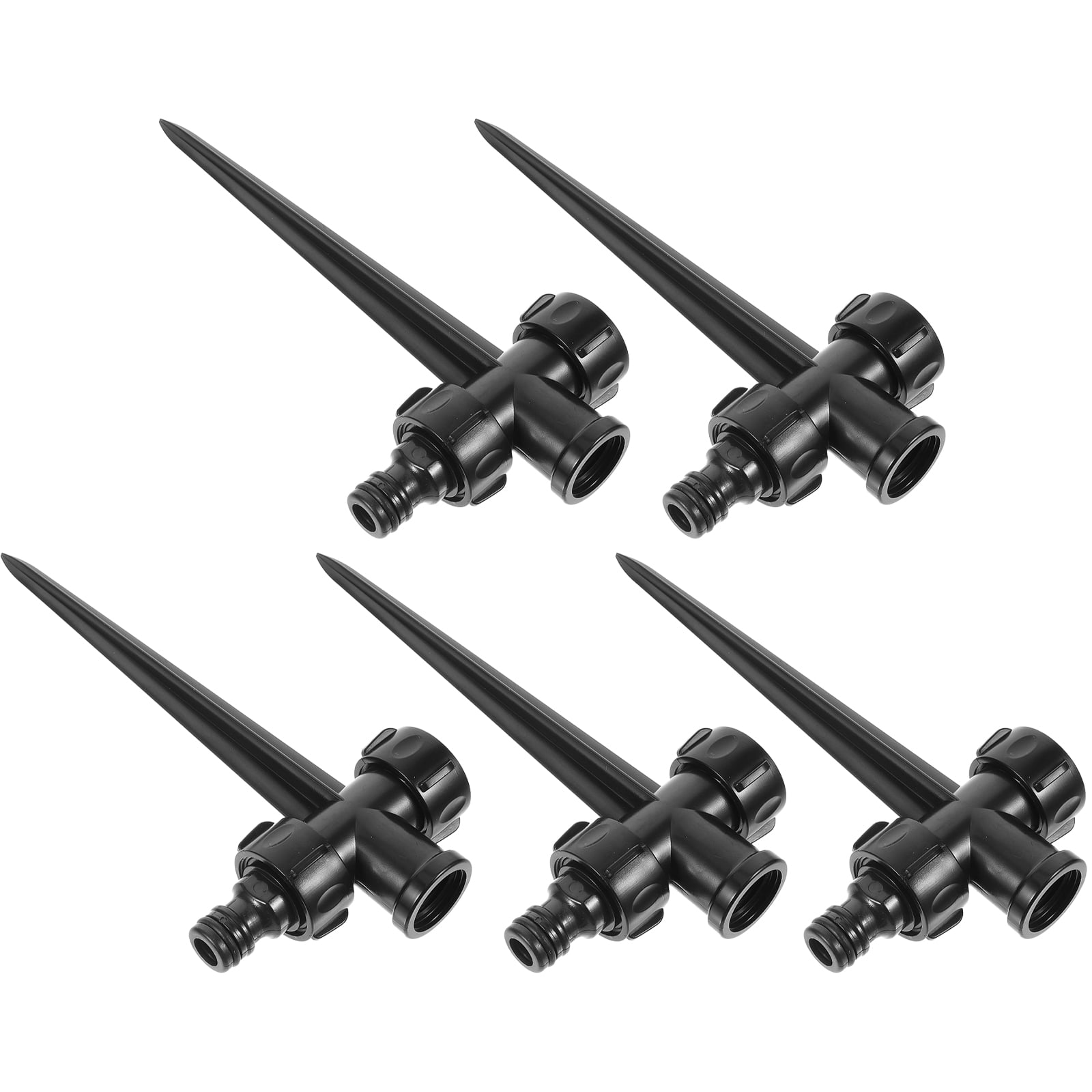 5 Pcs Garden Sprayer Pop Irrigation Emitters Sprinkler Head Black ...