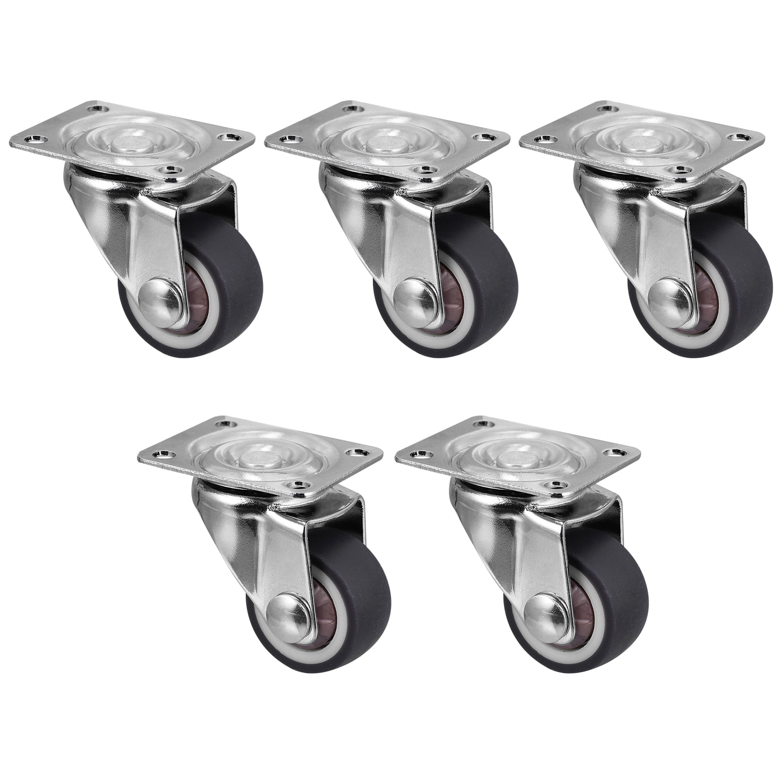 5 Pcs Gate Wheels Outdoor Caster Casters Shopping Cart - Walmart.com