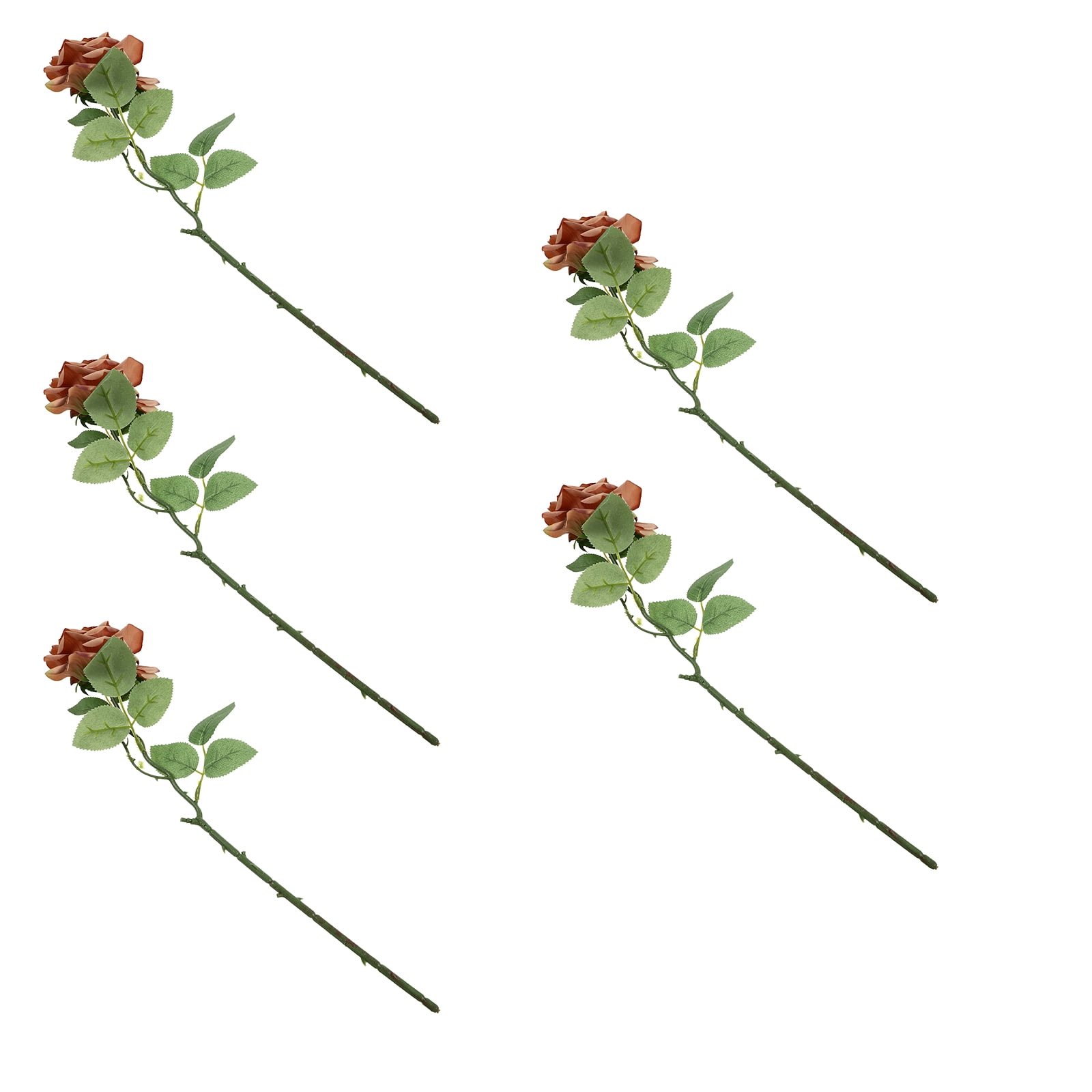 5 Pcs Grand Decor Daisy Artificial Rose Multi-level Simulation ...
