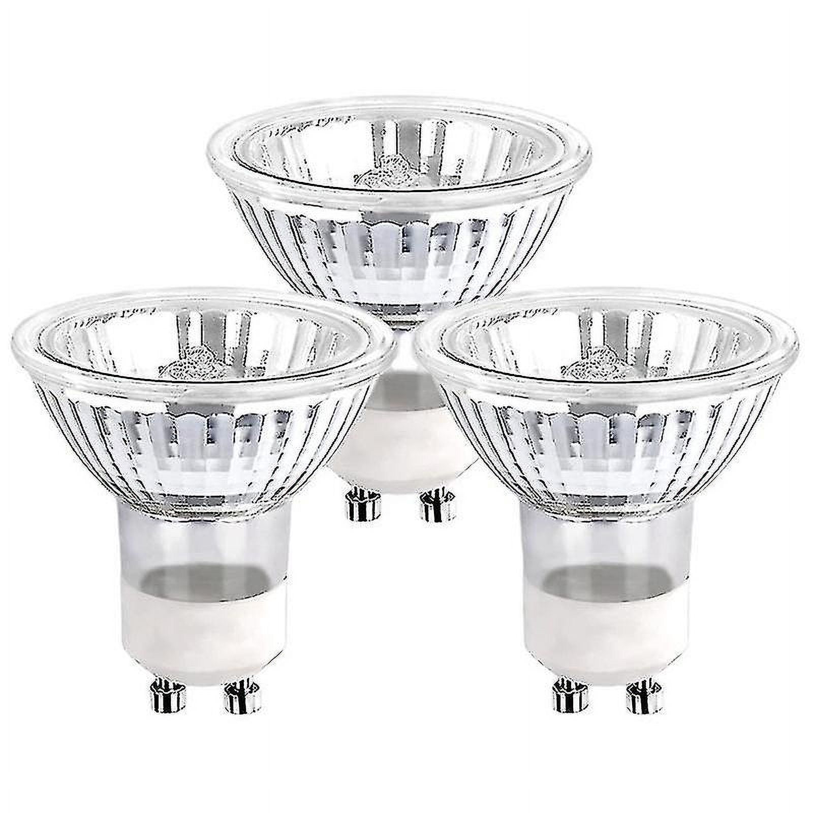 5 Pcs Gu10 50w Halogen Spotlight Bulb Dimmable, Halogen Reflector Lamps ...