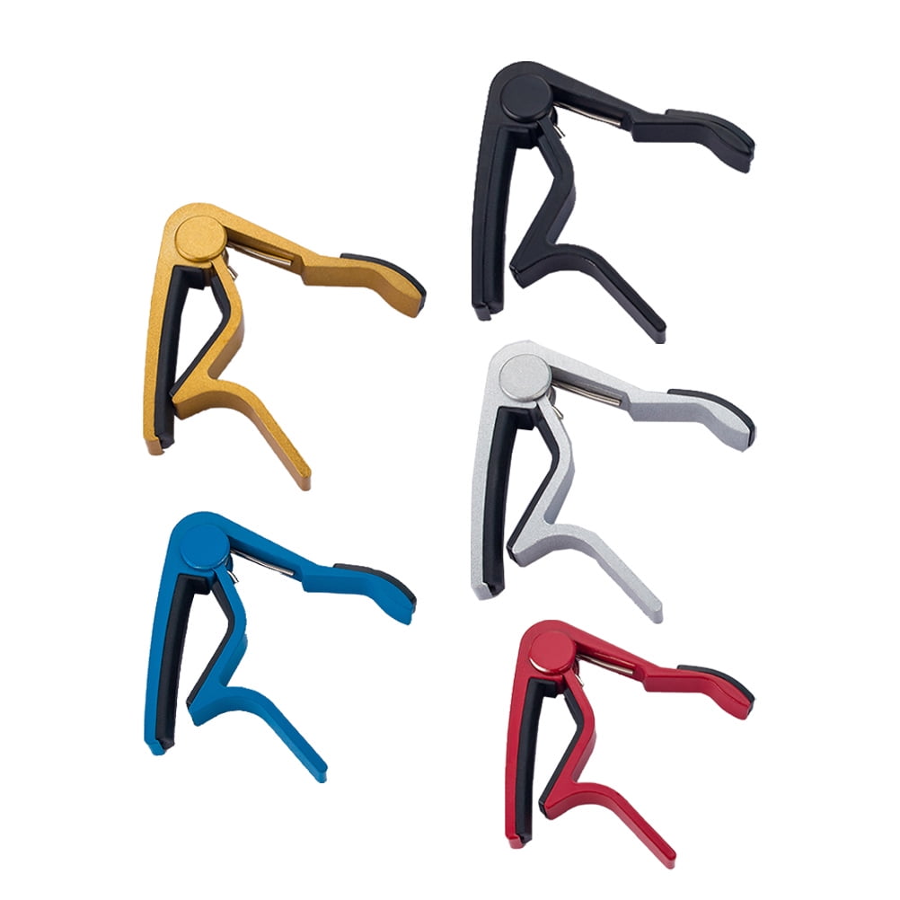 5 Pcs Guitar Capo Electric Guitar Tuner Capo for Electric Guitar Clip ...