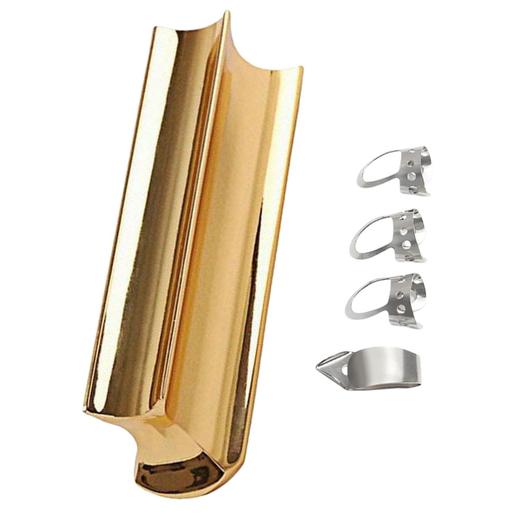 5 Pcs Guitars Acoustic Slide Lap Steel Bar Electric Parts Stainless ...