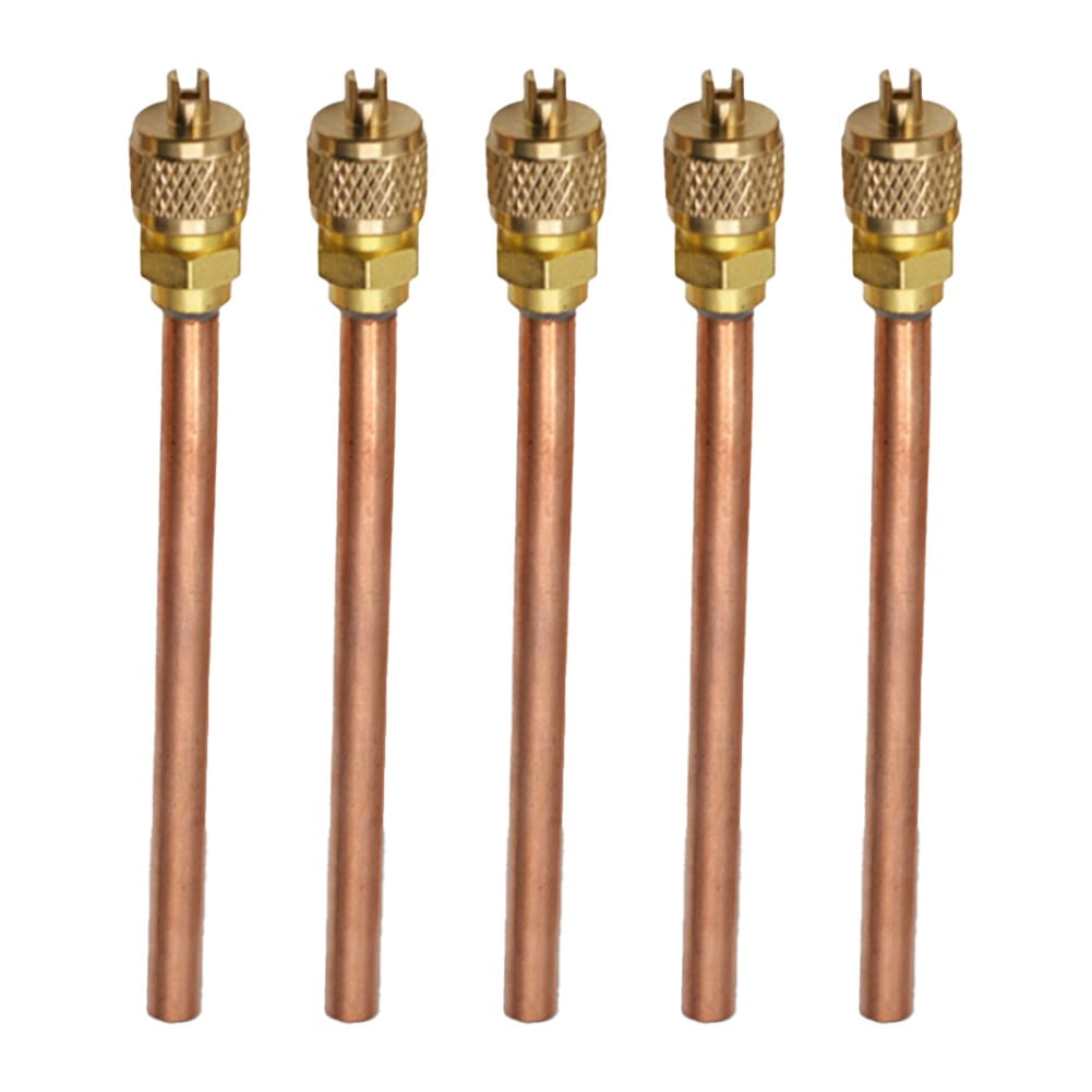 5 Pcs HVAC Service/Access Valve Stem Core Refrigeration Check Fluoride ...