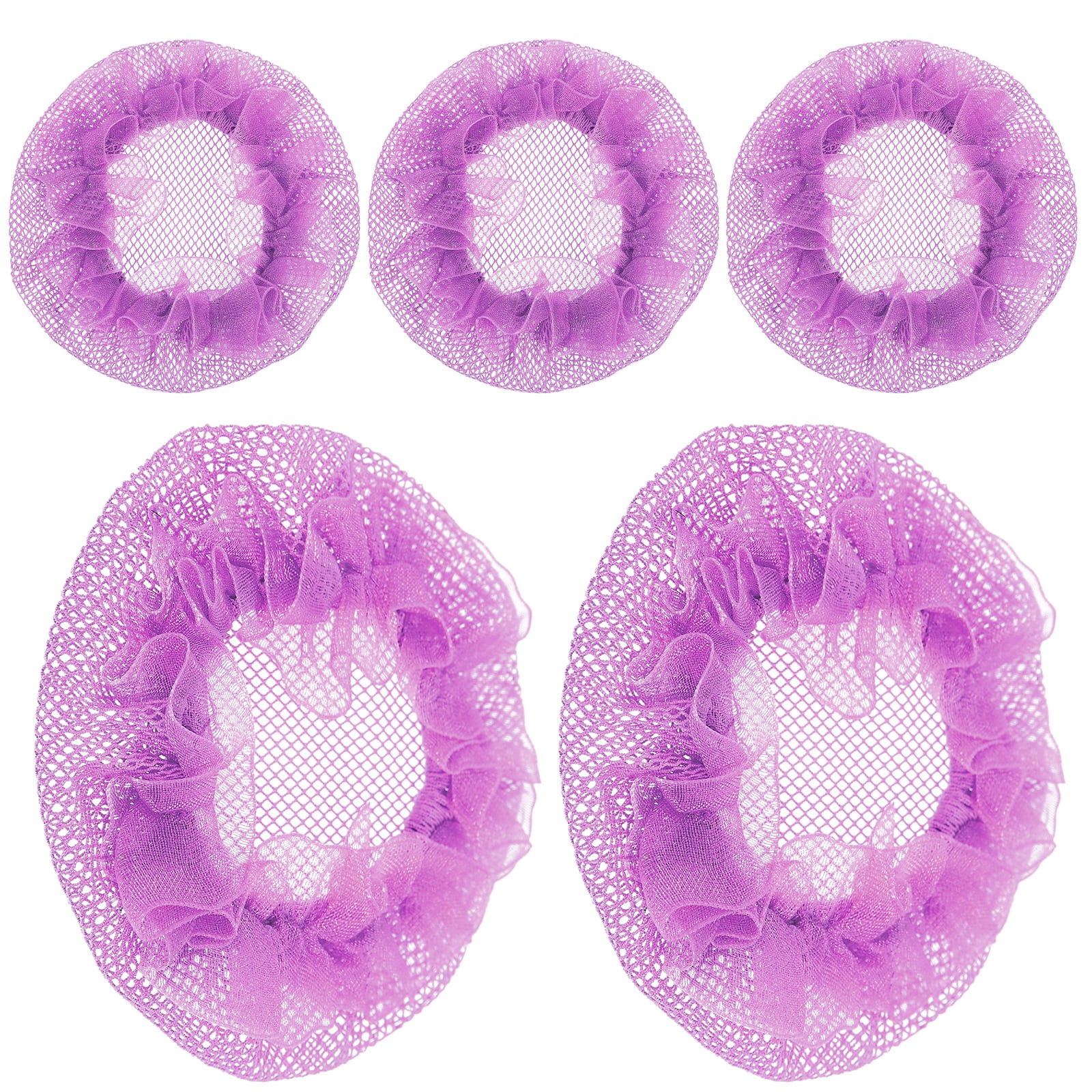 5pcs Invisible Net Set Coil Hair Ornaments Hairnets Bun Cover ...