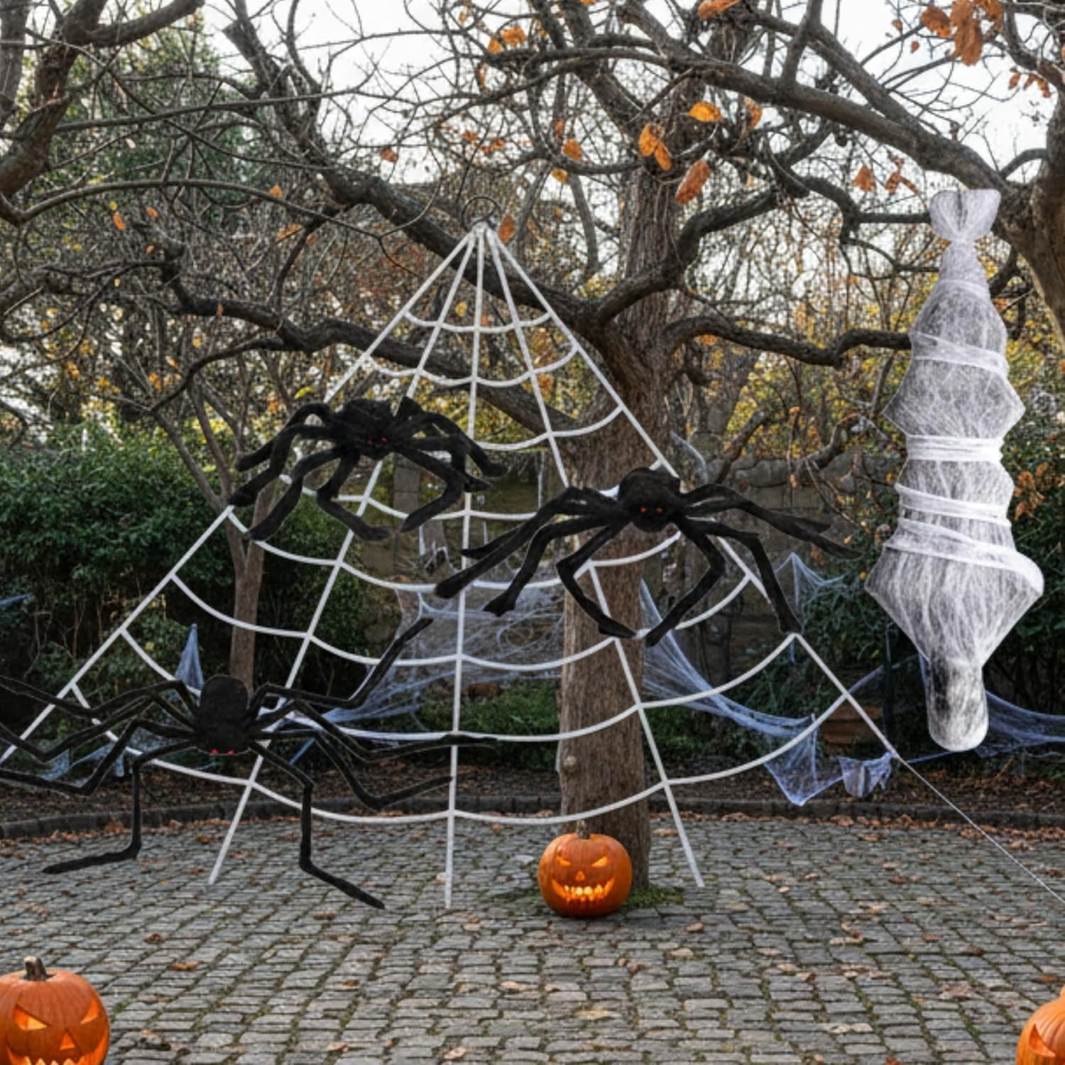 5 Pcs Halloween Outdoor Decorations 70 Inch Hanging Corpse Props with ...