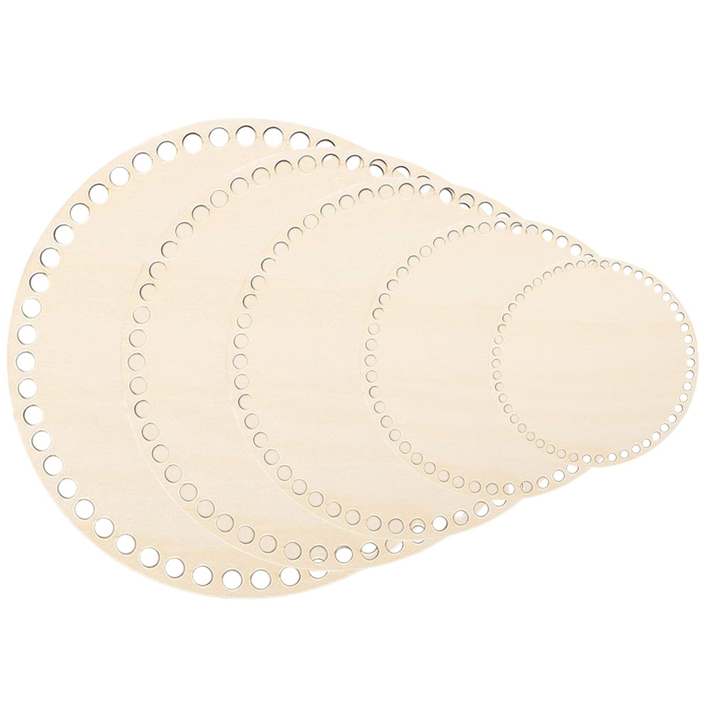 5 Pcs Handbags Basket Weaving Base Basket Bases for Crochet Bag Shaper ...