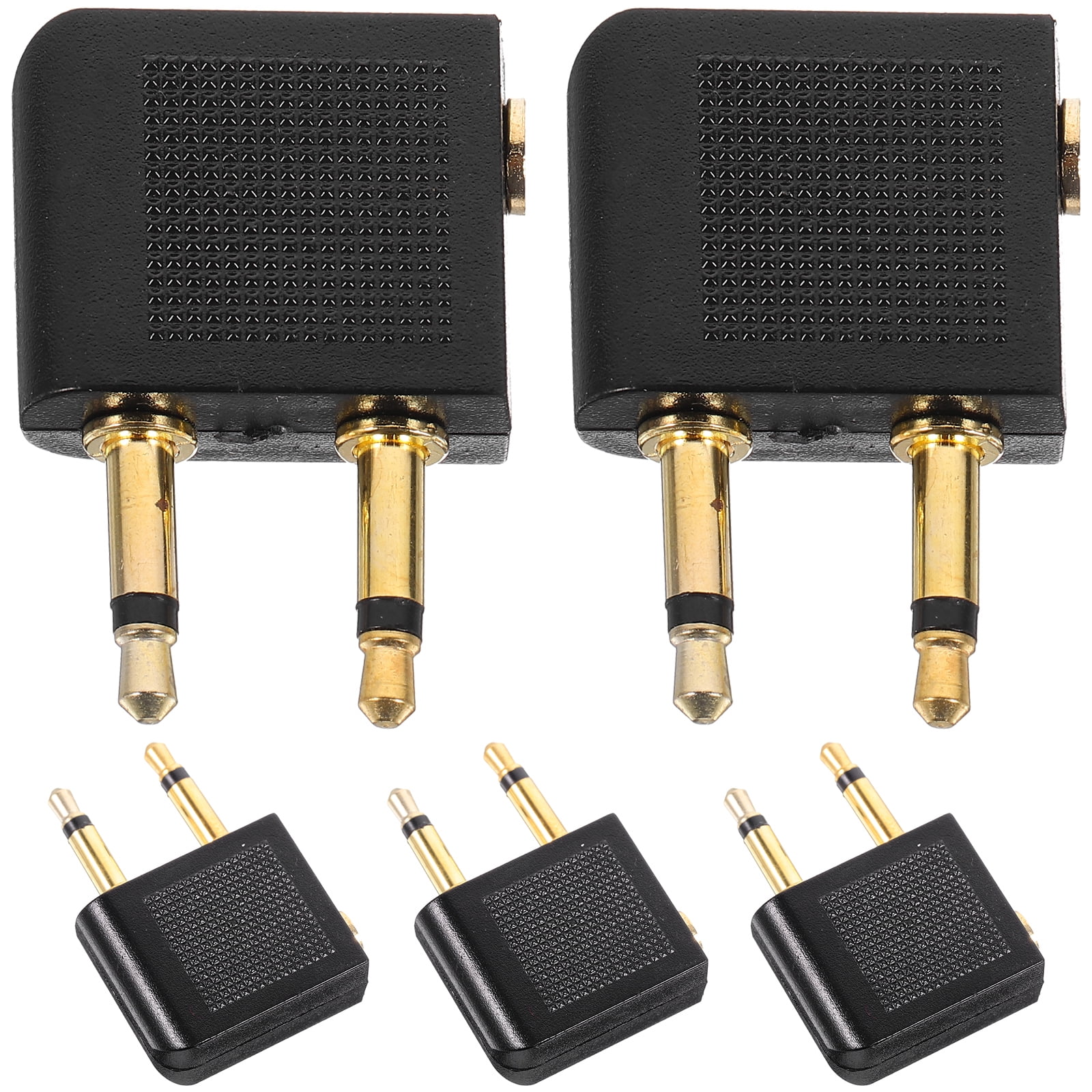 5 Pcs Headphone Conversion Plug Plug Adapter Airline Flight Headphone ...