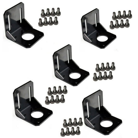 FOXNOVO Fixed Bracket For Nema17 Stepper Motor Mounting Support 5Pcs ...
