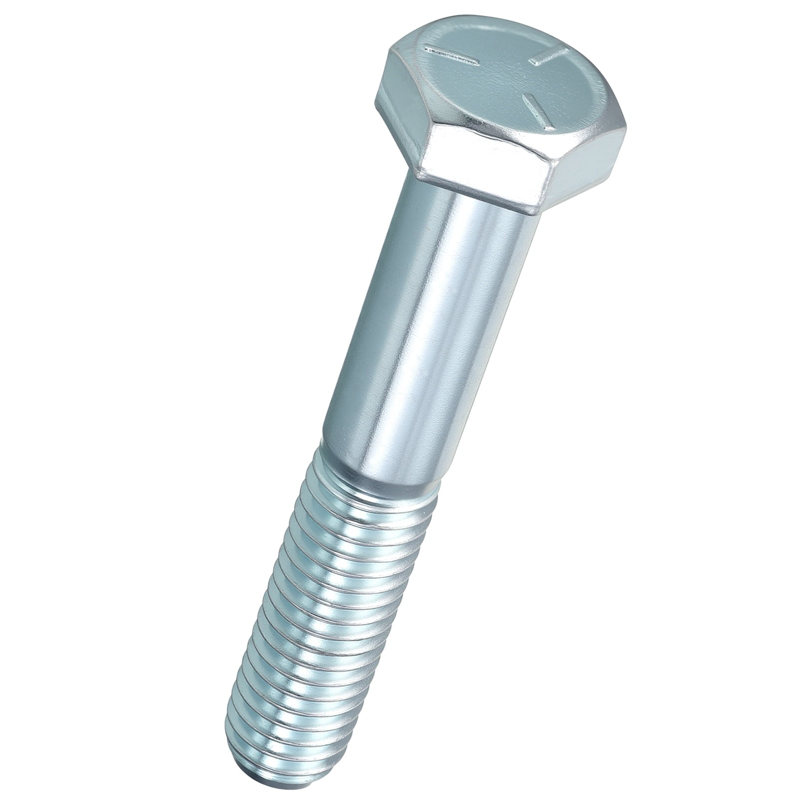 5 Pcs Hex Head Screws Bolts - [3/8"-16x2"] Carbon Steel Hex Bolt Fully ...