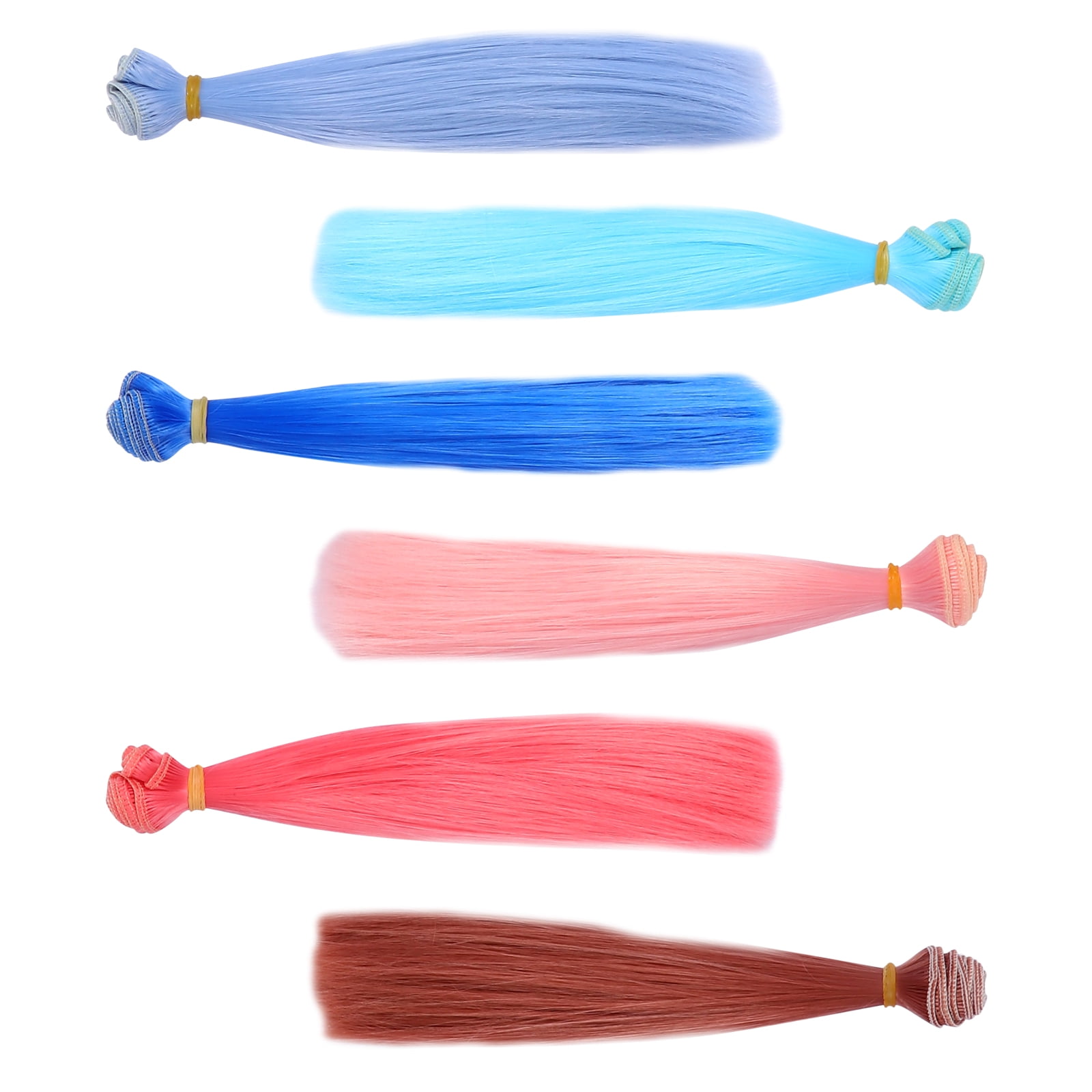 5 Pcs High Temperature Wire Wig Doll Hair Making Wigs Extensions Crafts ...