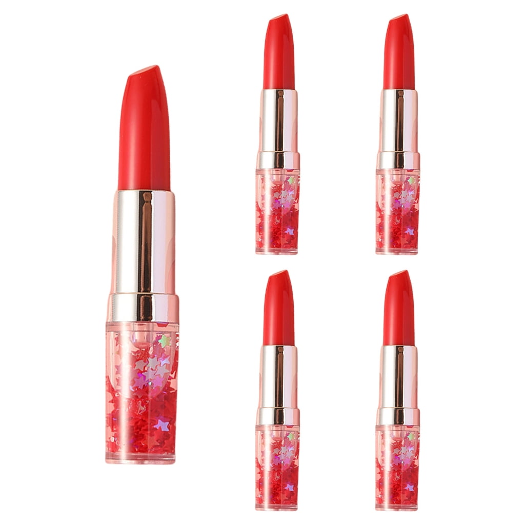 5 Pcs Highlighters Set Lipstick Shape Highlighter Markers Highlighter ...