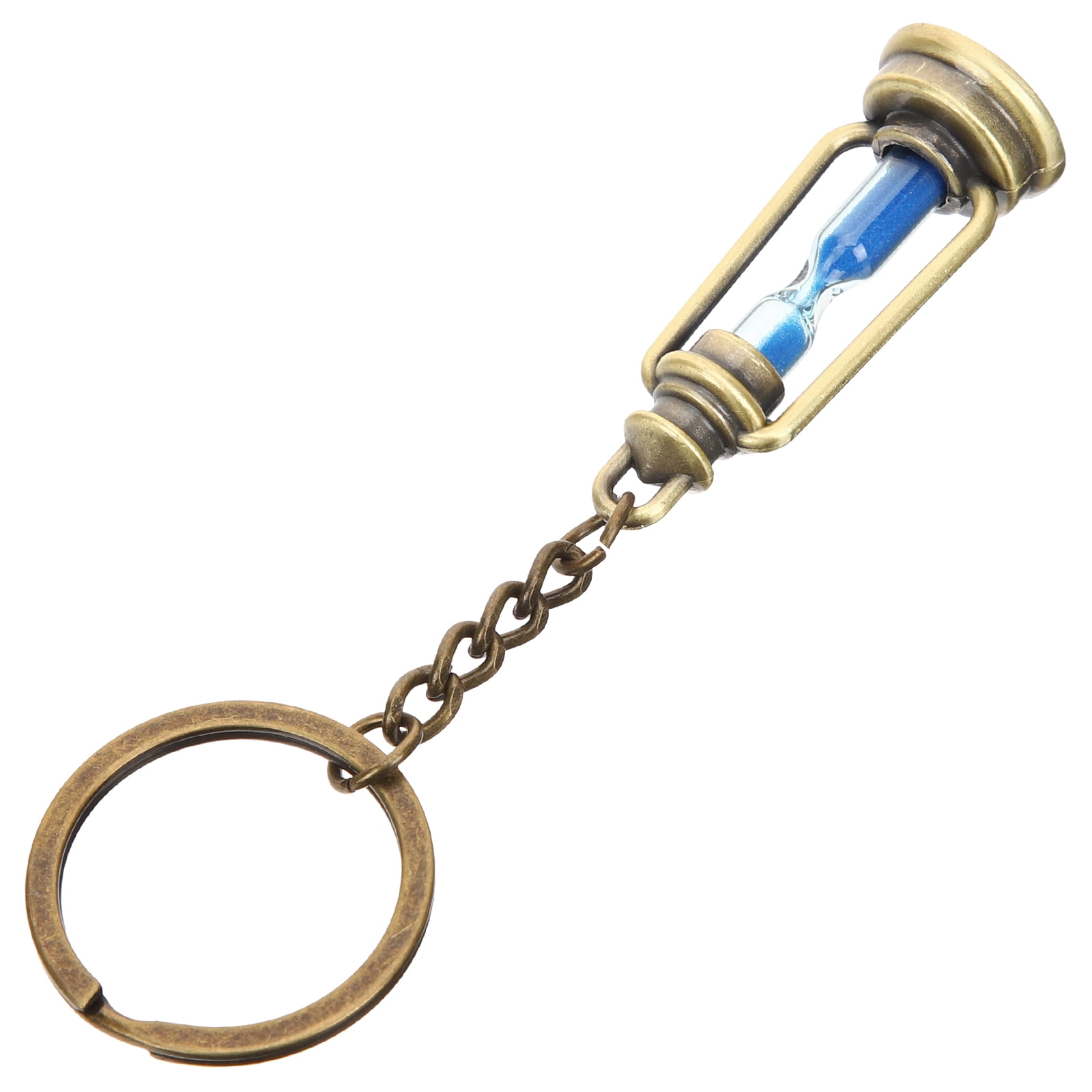 5 Pcs Hourglass Keychain Sand Timer Chains Carabiner Creative Women's ...