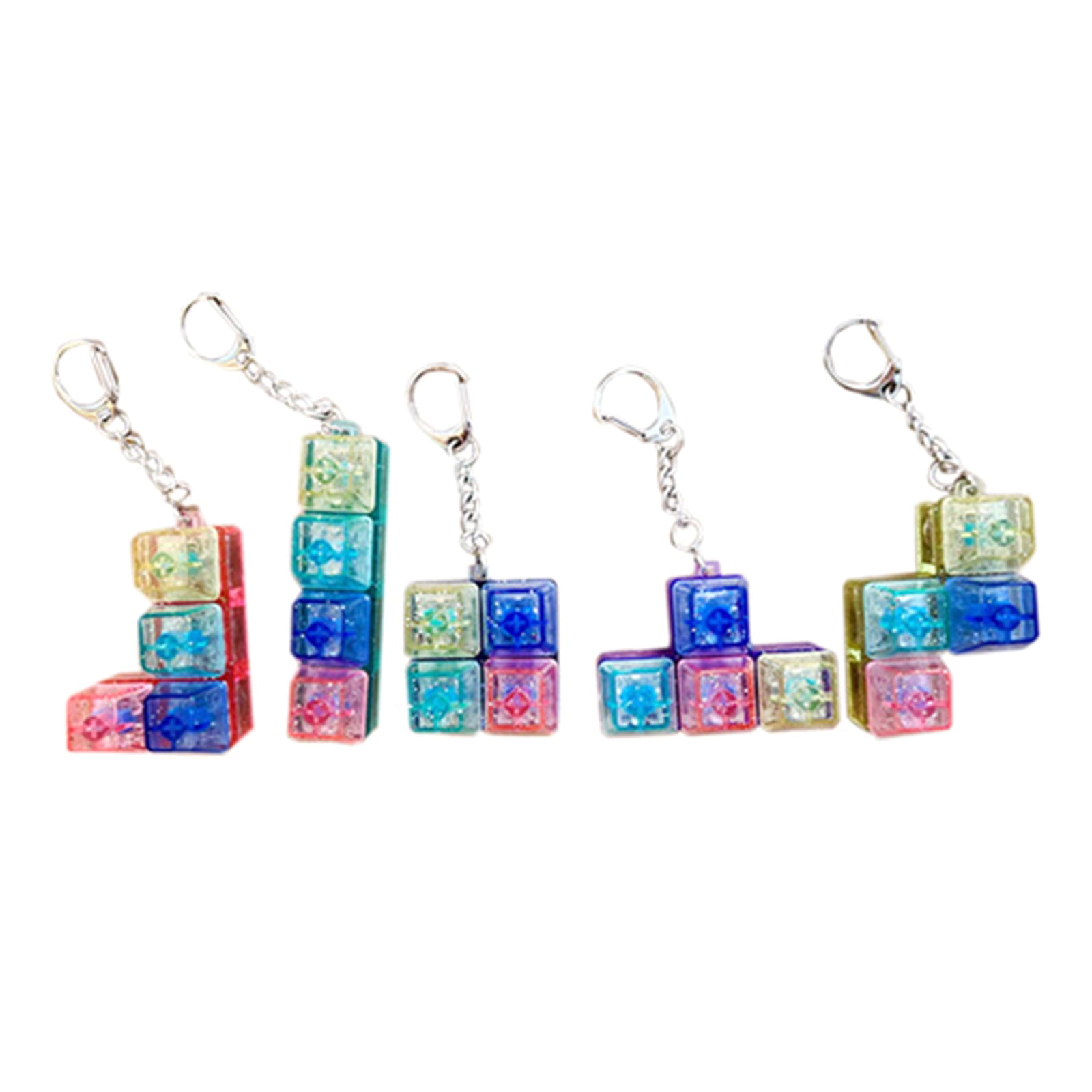 5 Pcs Keyboard Fidgets Toy Keychain Clickers for Stress Reduction and ...