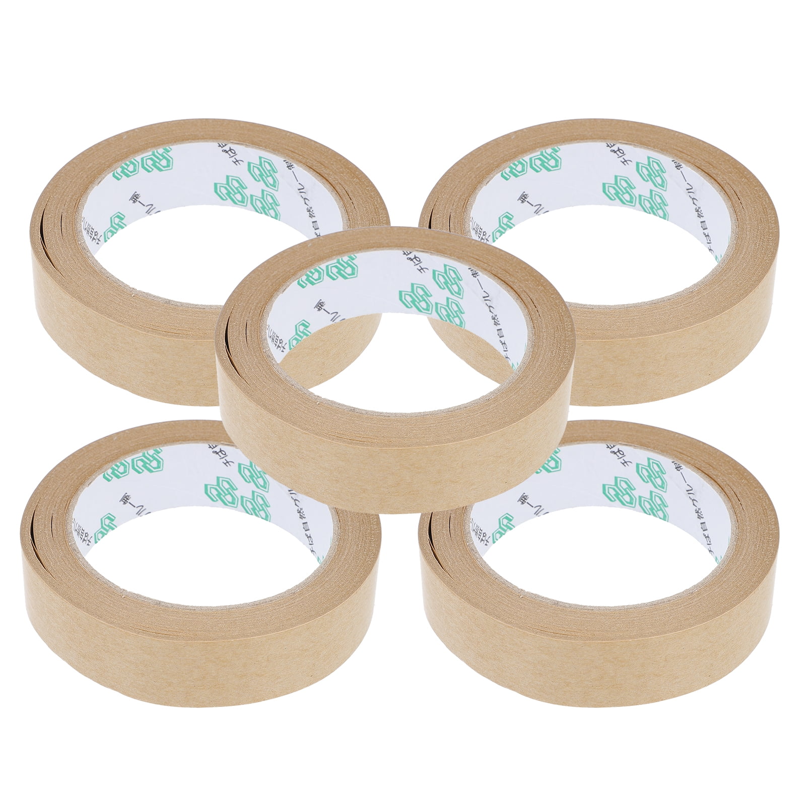 5 Pcs Kraft Paper Tape Masking Double Packaging Duct Waterproof ...