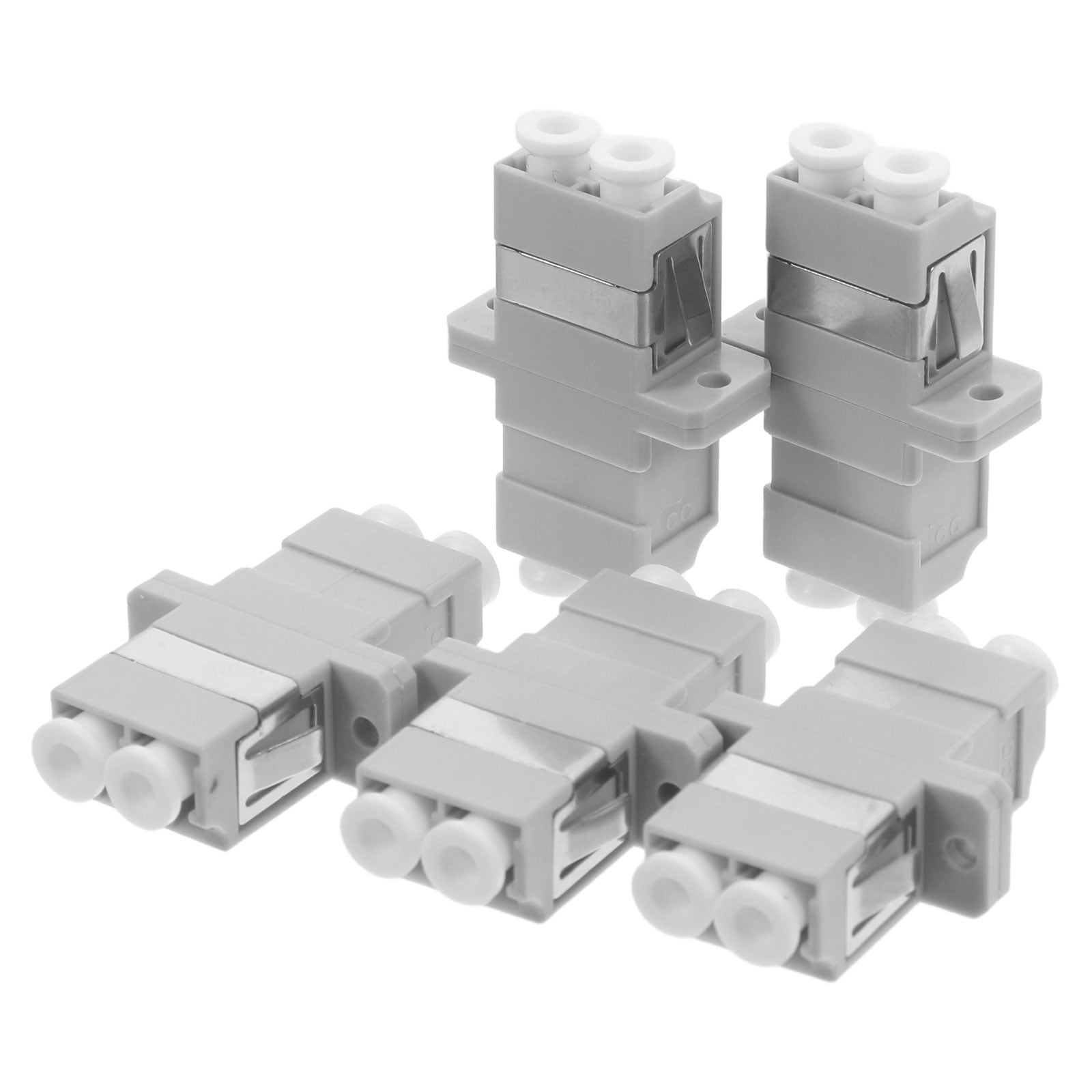 5 Pcs LC Connector Multimode Coupler Fiber Optic Adapter - Walmart.com
