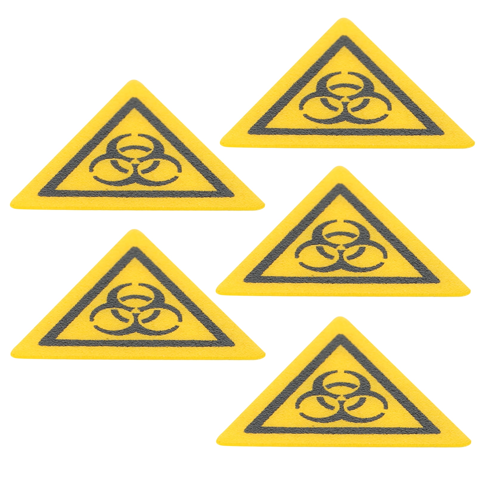 5 Pcs Labels Stickers Electrical Warning Biosafety Sign Decals ...