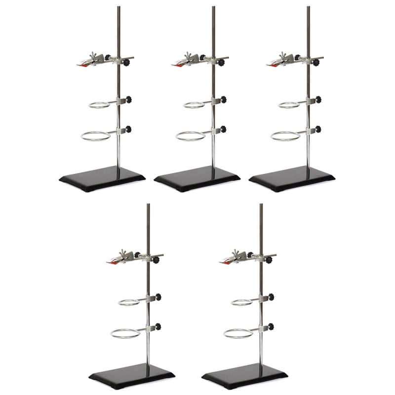 5 Pcs Laboratory Grade Metalware Support Stand, Cork Lined Burette ...