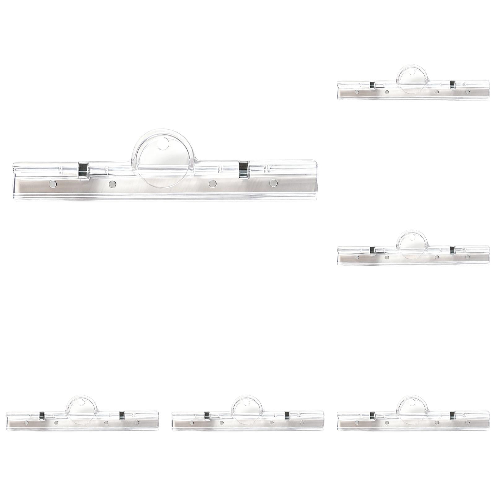 5 Pcs Large Magnetic Binder Clips, 7.9 inch Paper Clamps, Transparent ...