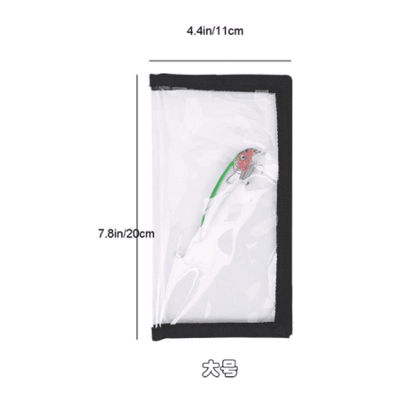 5 Pcs Large PVC Lure Protection Cover Set, Transparent Fishing Tackle ...