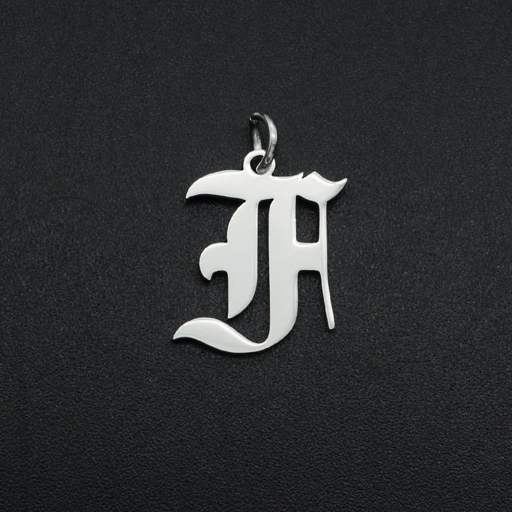5 Pcs Letter F Pendant Charms 304 Stainless Steel Pendants with Jump ...