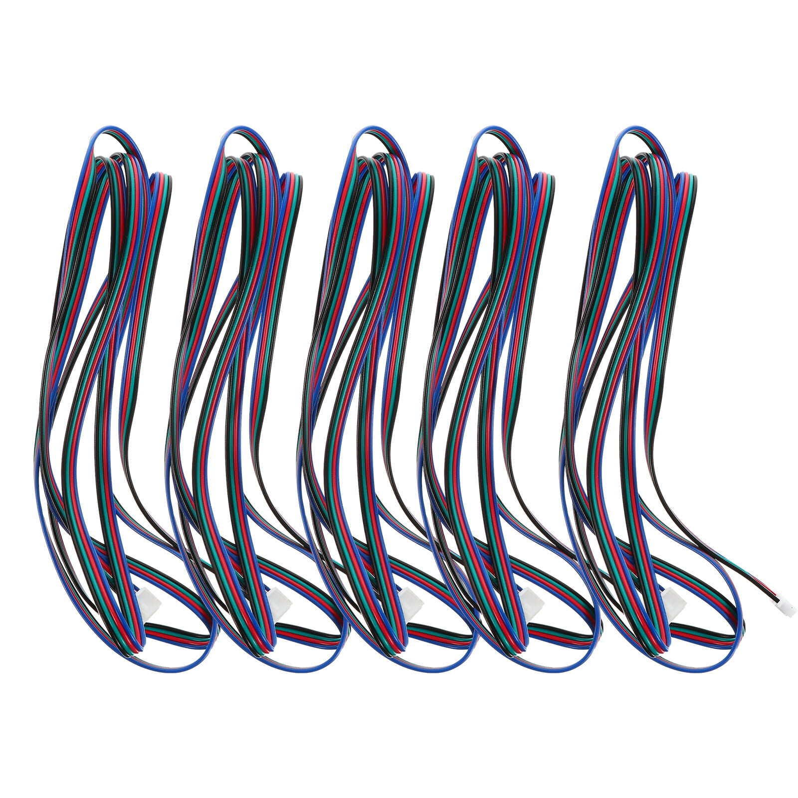 5 Pcs Line Bipolar Stepper Lead Wire D Printer Machines Two Connectors ...